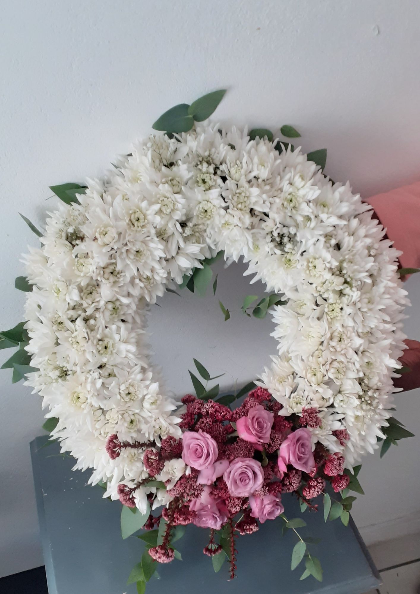Graceful Harmony Wreath - The Flower Chronicles